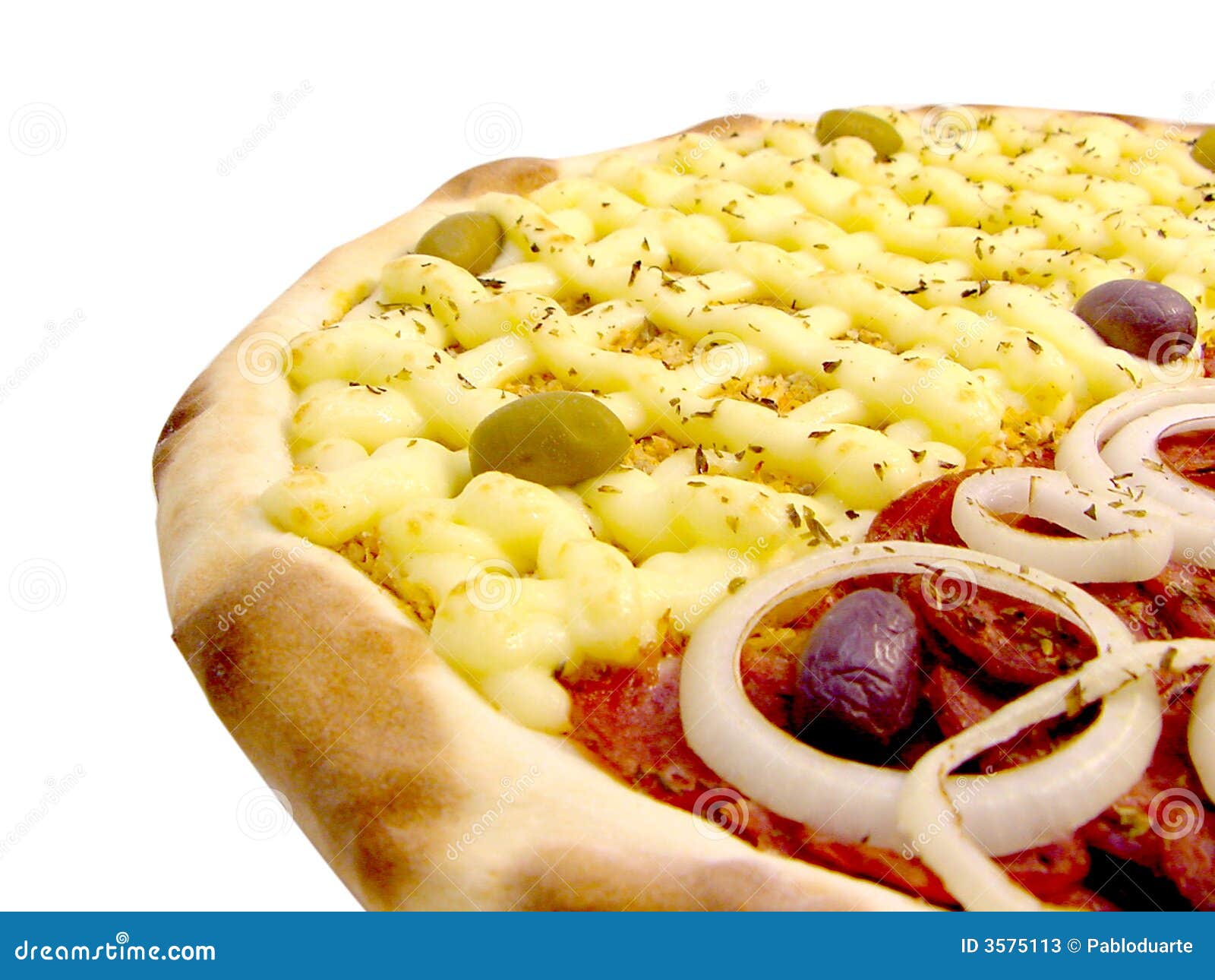 Delicious Pizza stock image. Image of cebola, delicious - 3575113