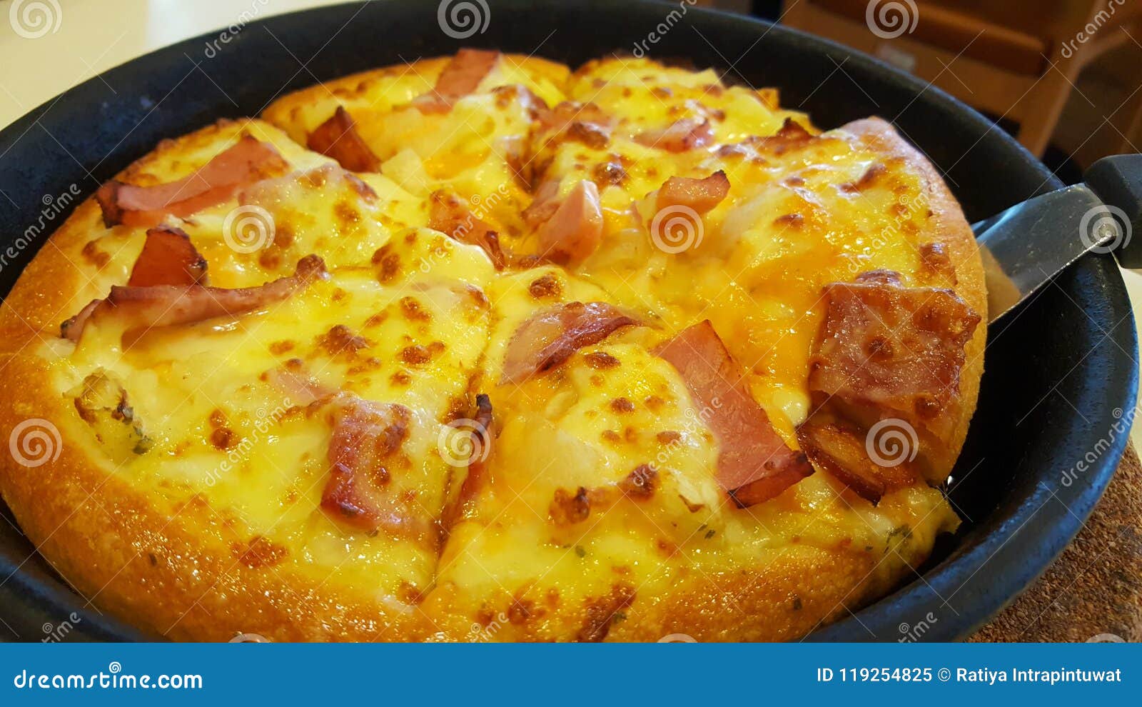Delicious Pizza stock image. Image of pizza, fresh, hawaiian - 119254825