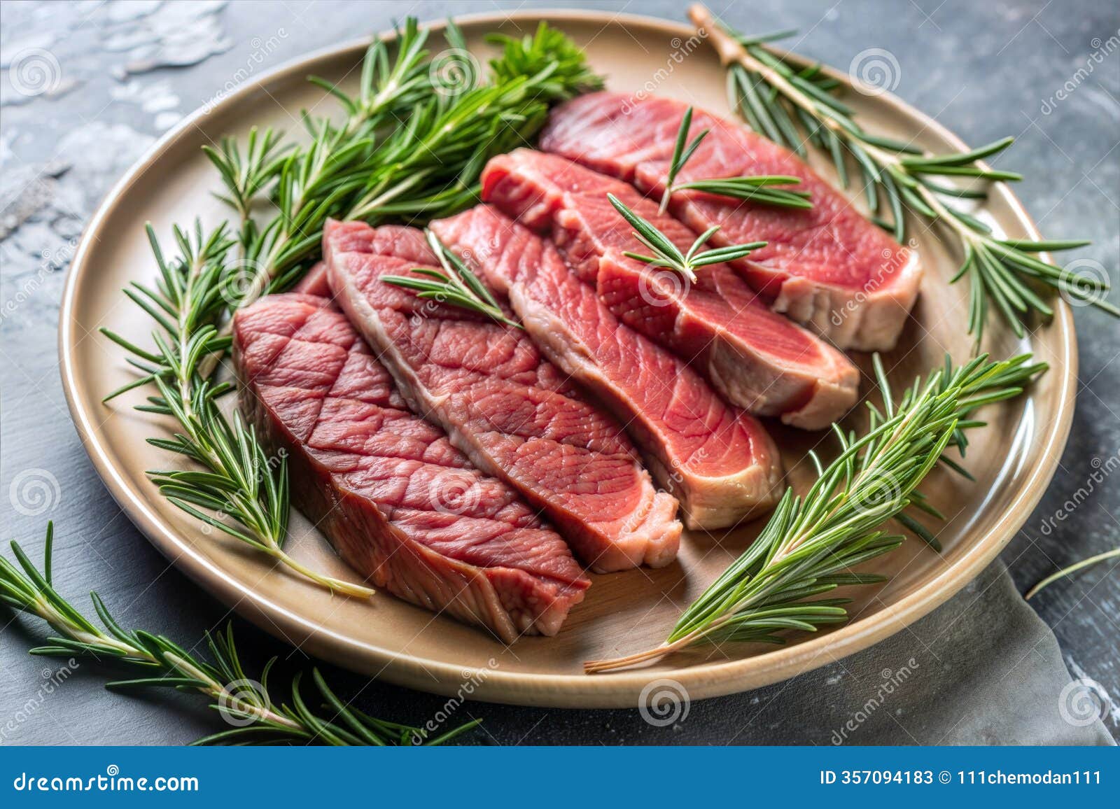 Delicious Plate Of Traditional Turkish Cuisine, Including Juicy Kebap ...