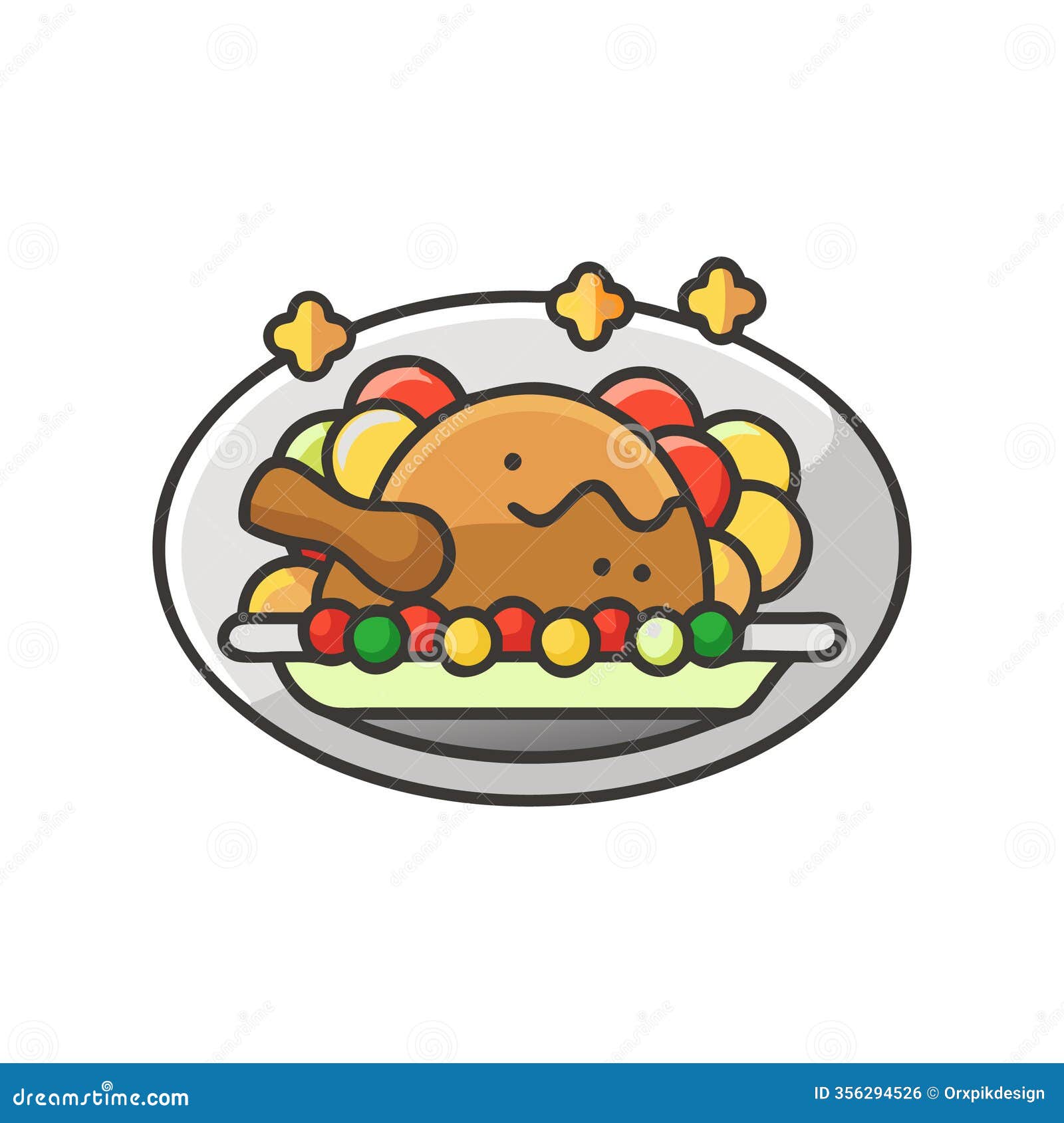 Stuffing Cartoons, Illustrations & Vector Stock Images - 14827 Pictures to download from ...