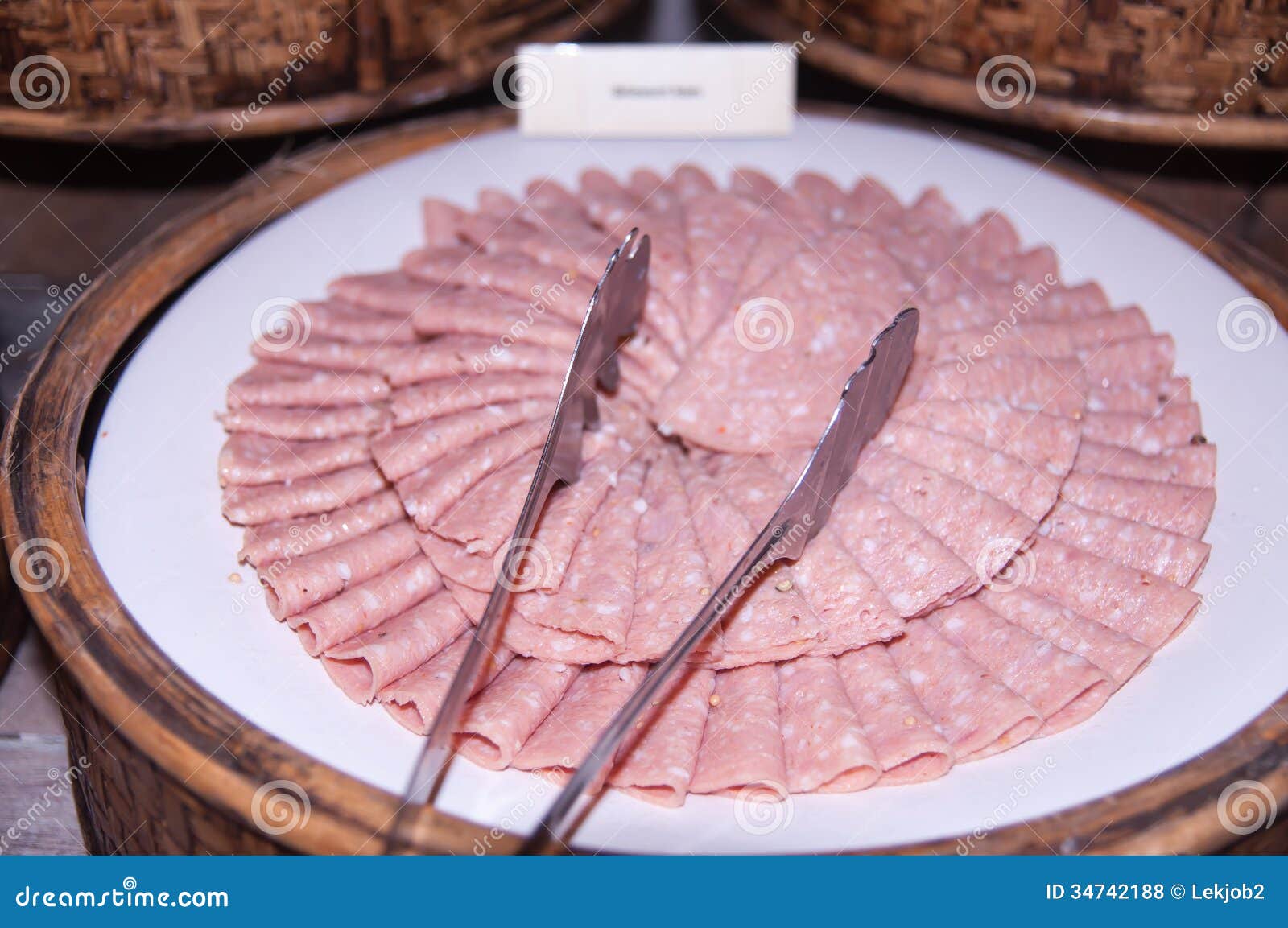 Delicious pork bologna stock photo. Image of cuts, chopped - 34742188