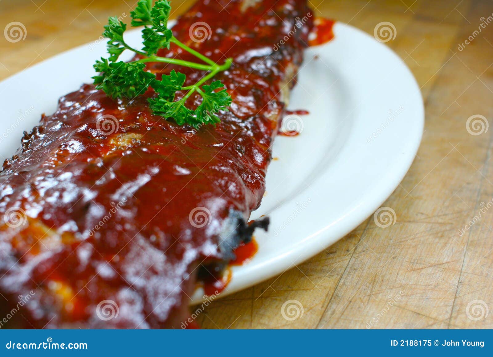 Delicious Pork Ribs Smothered Stock Image - Image of pork, aroma: 2188175