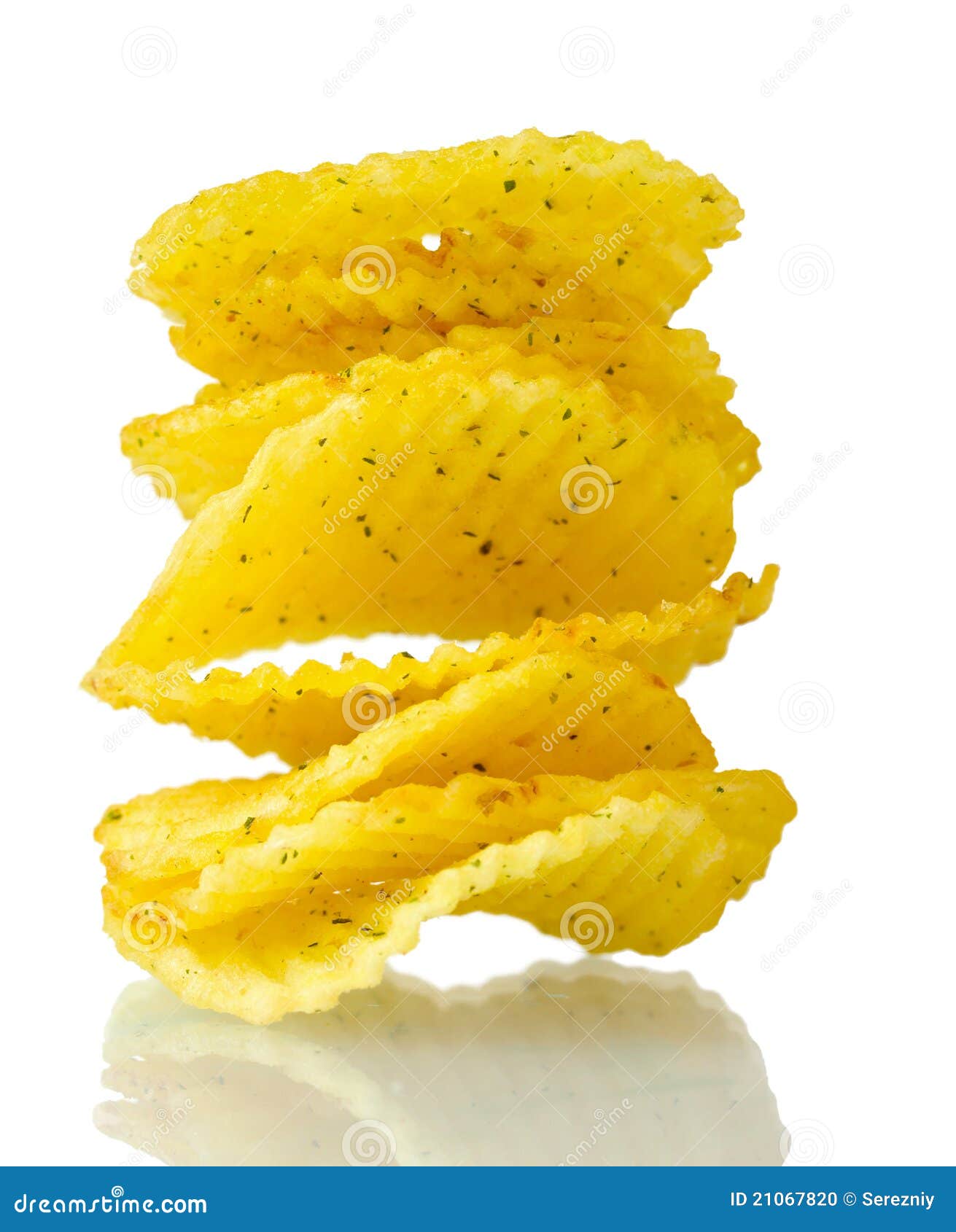 Delicious potato chips stock photo. Image of fattening - 21067820