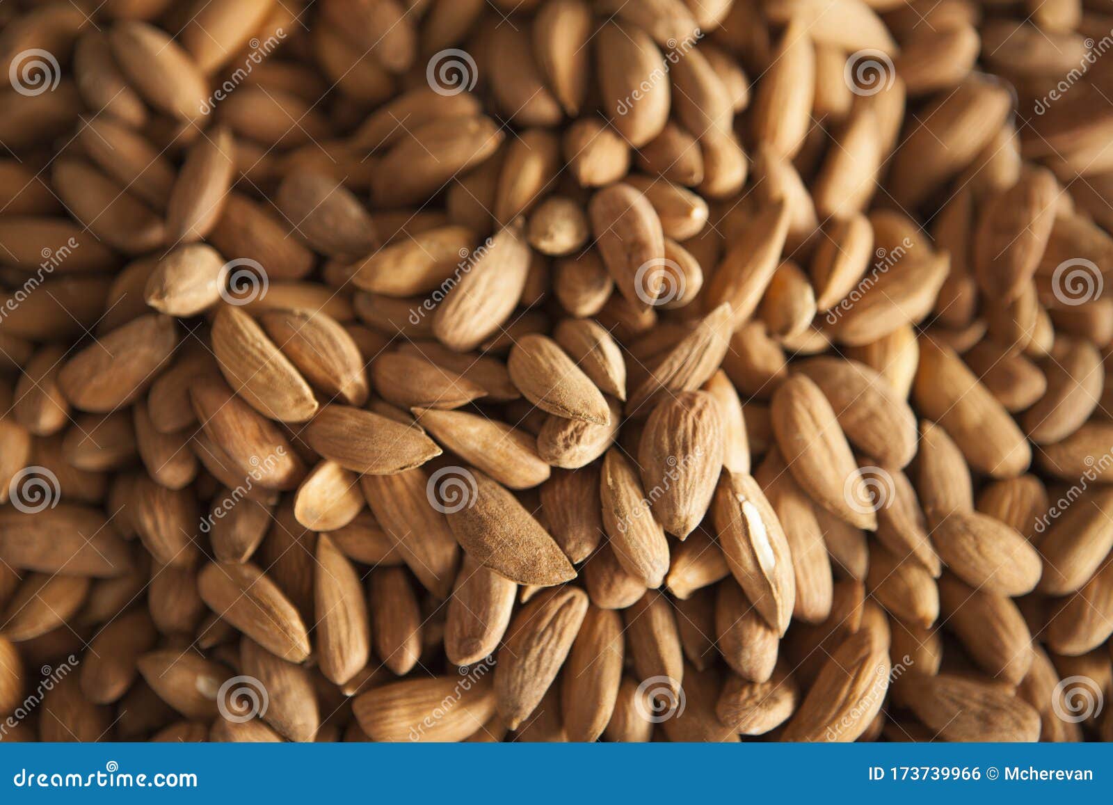 Delicious Raw Almonds, To Indian Markets Stock Photo - Image of energy ...