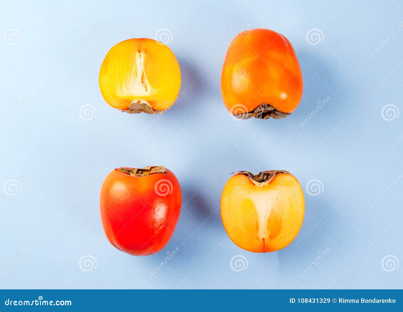 Raw ripe persimmon stock image. Image of agriculture - 108431329