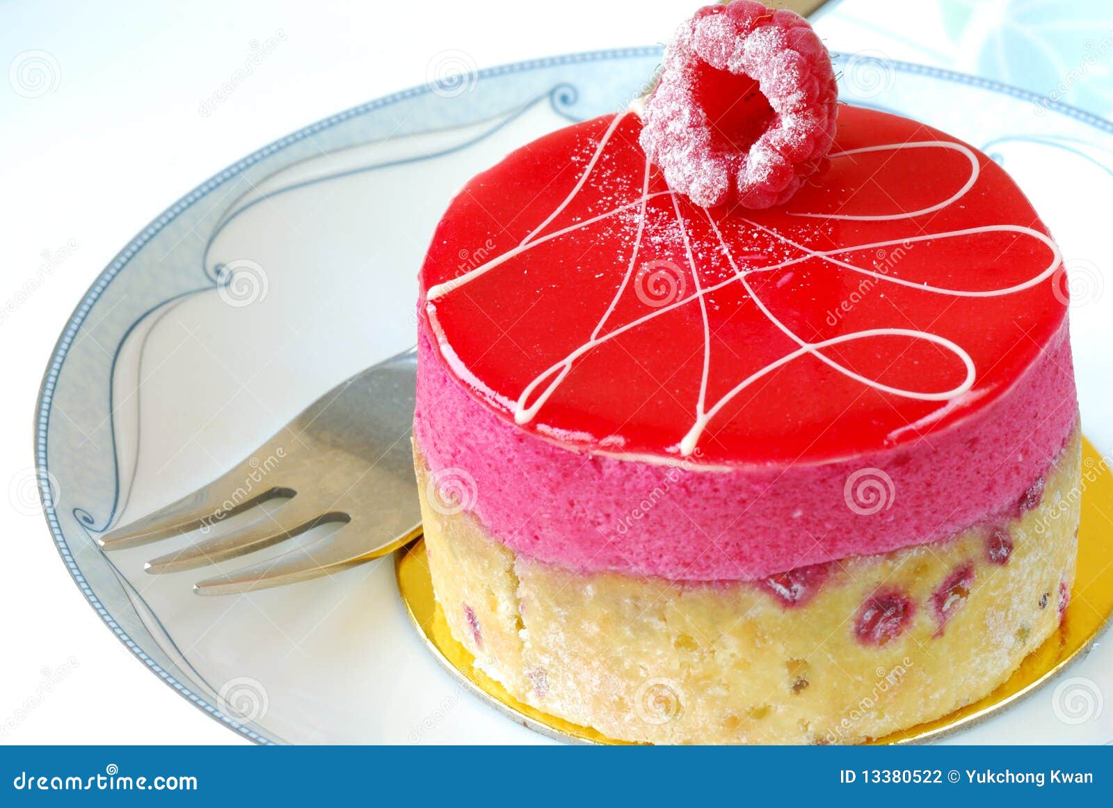 A Delicious Red Berry Pastry Stock Photo - Image of appetizing ...