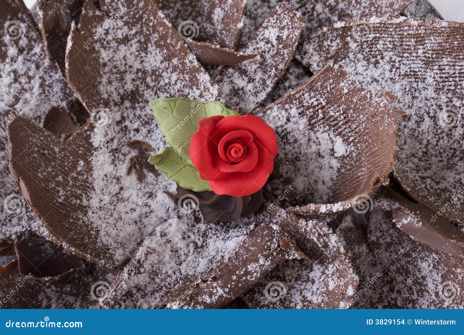 Delicious Red Rose stock photo. Image of cake, special - 3829154