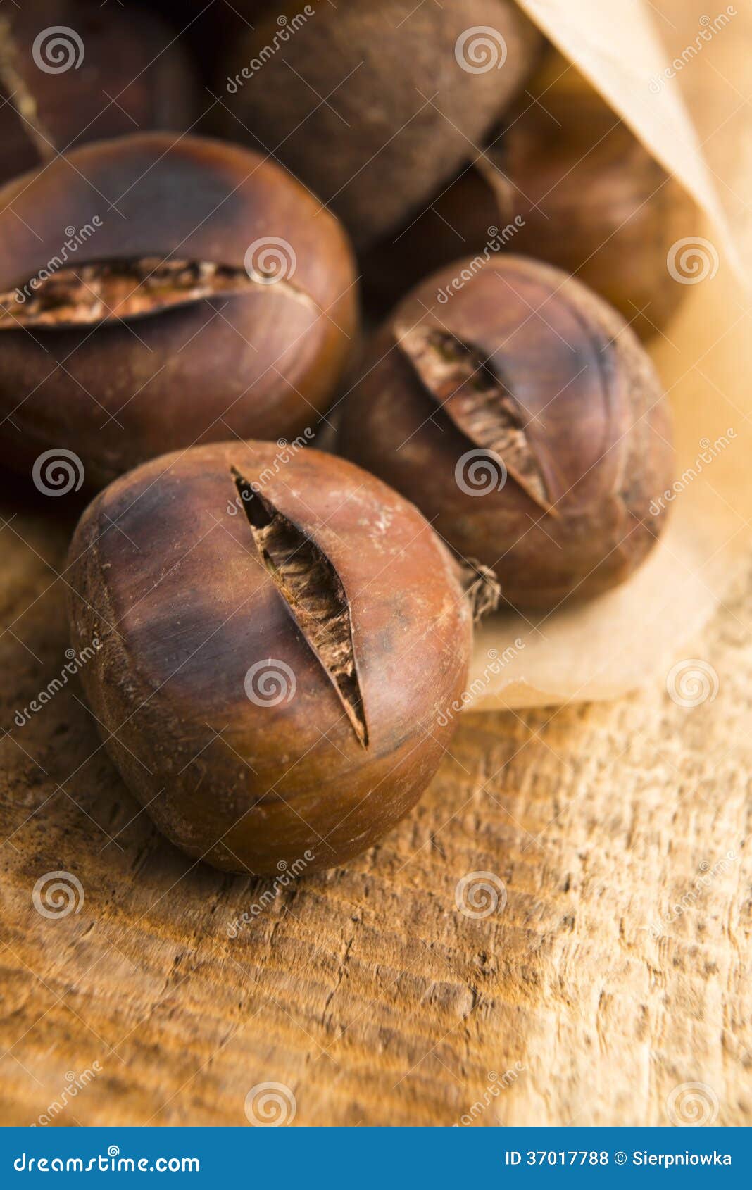 Delicious Roasted Chestnuts Stock Photo - Image of october, nutty: 37017788