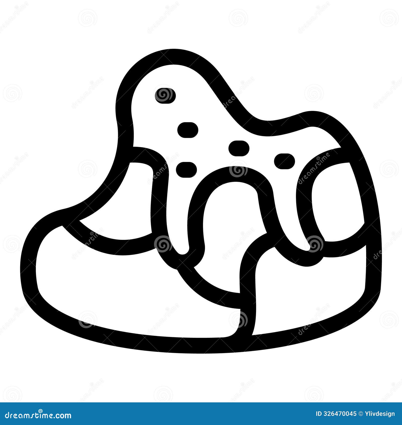 Delicious Round Cake with Icing Dripping Down Sides Being Iced Stock ...