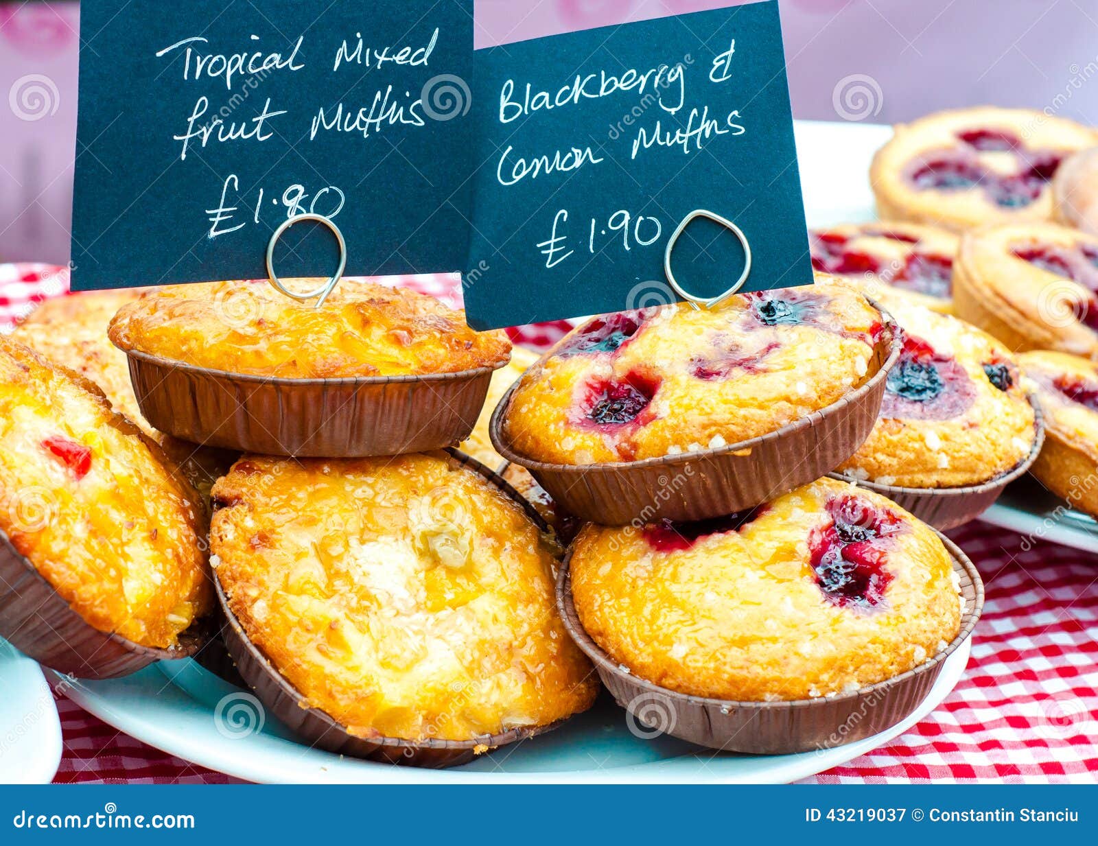 Delicious Round Raspberry Tarts Stock Image - Image of blackberry ...