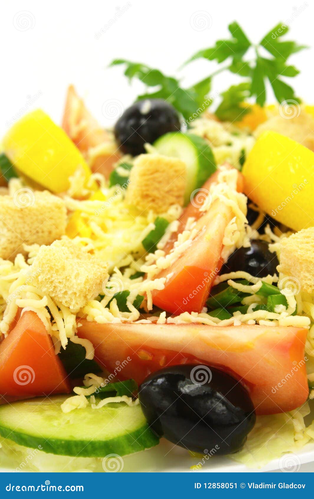 Delicious salad stock image. Image of lifestyle, appetizer - 12858051