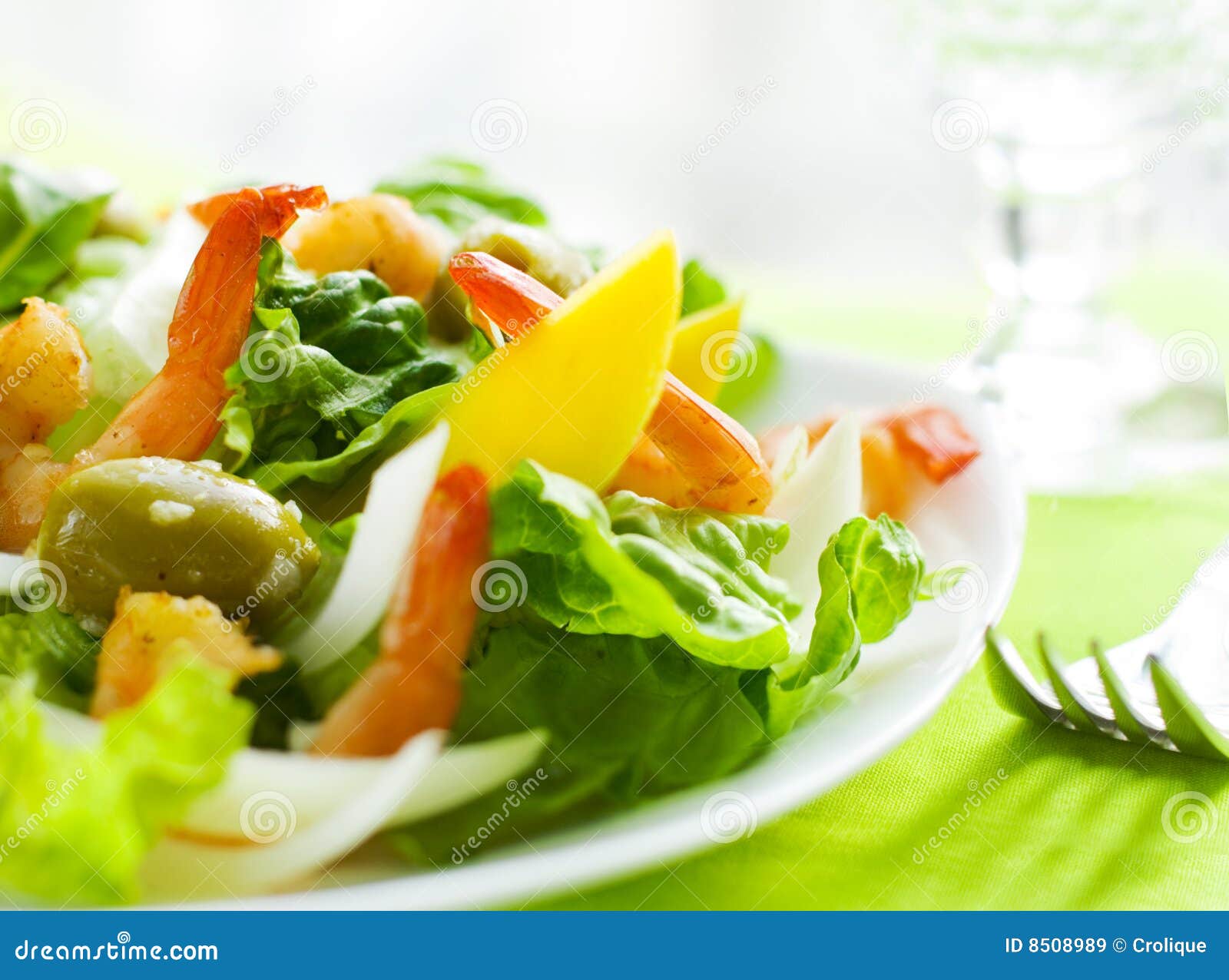 Delicious salad stock image. Image of dish, nutrition - 8508989