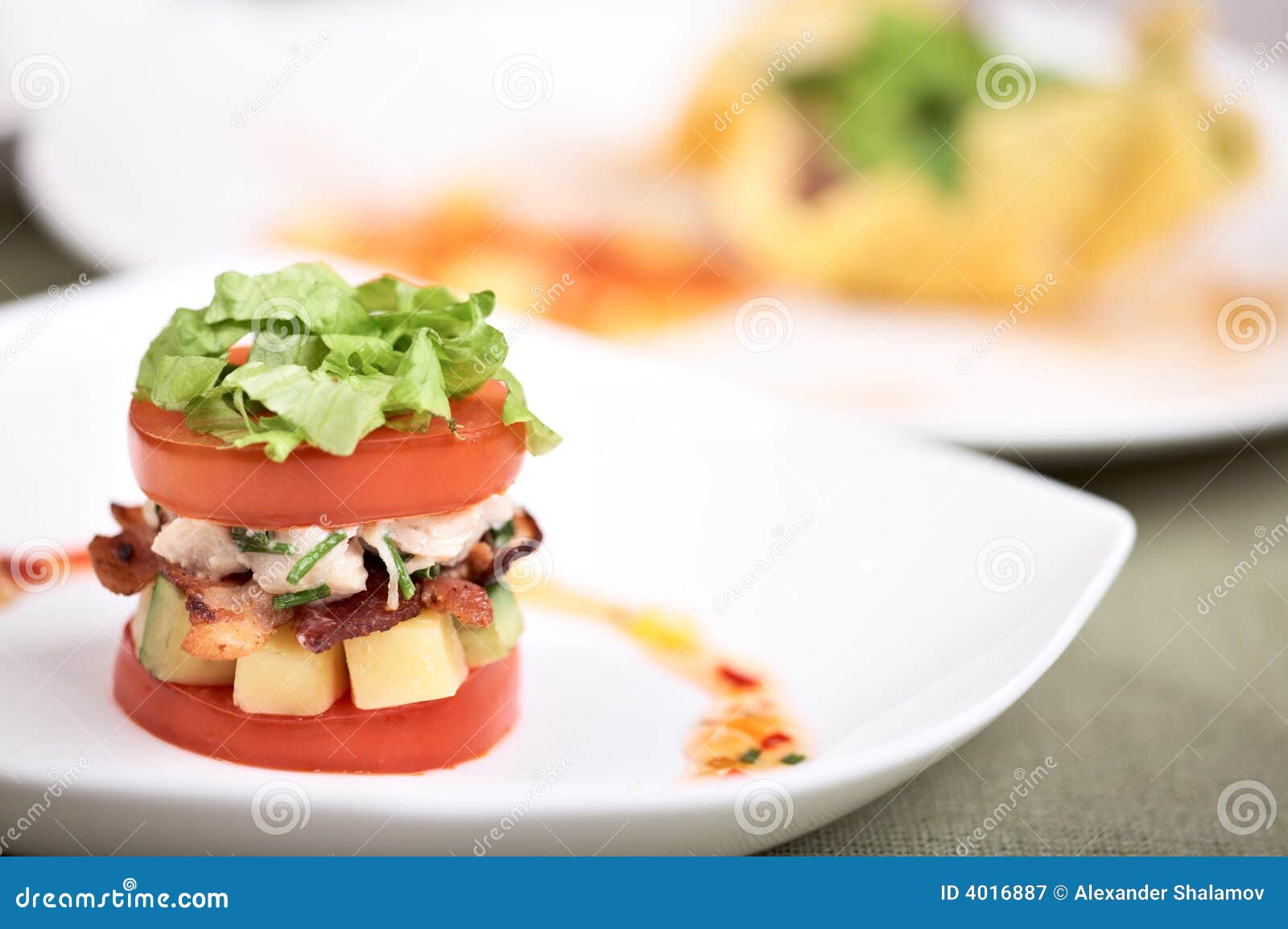 Delicious Salad or Appetizer Stock Image - Image of delicious, chopped ...