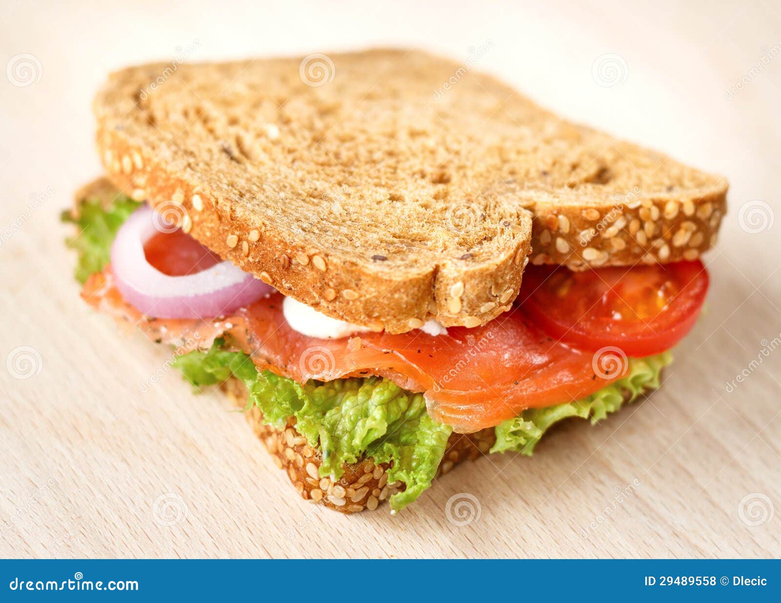 Delicious Sandwich stock photo. Image of dinner, smoked - 29489558