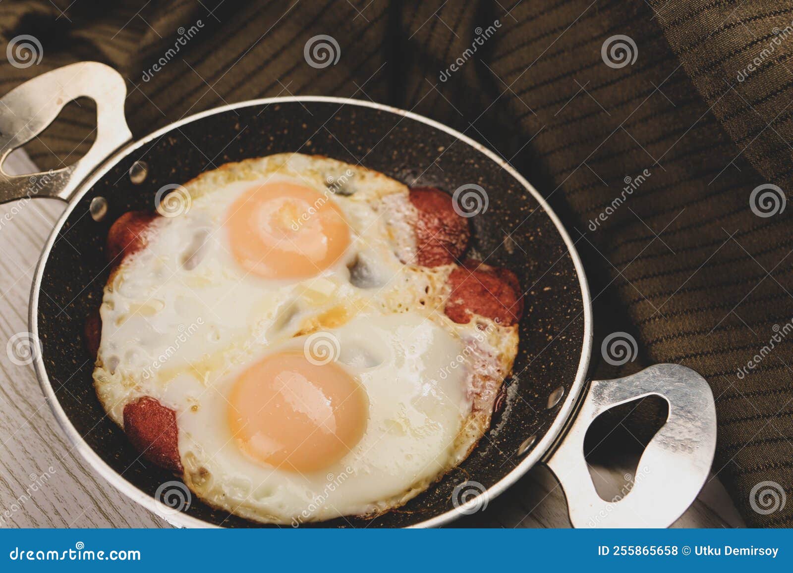 Delicious Scrambled Egg on the Table Stock Photo - Image of omelette ...