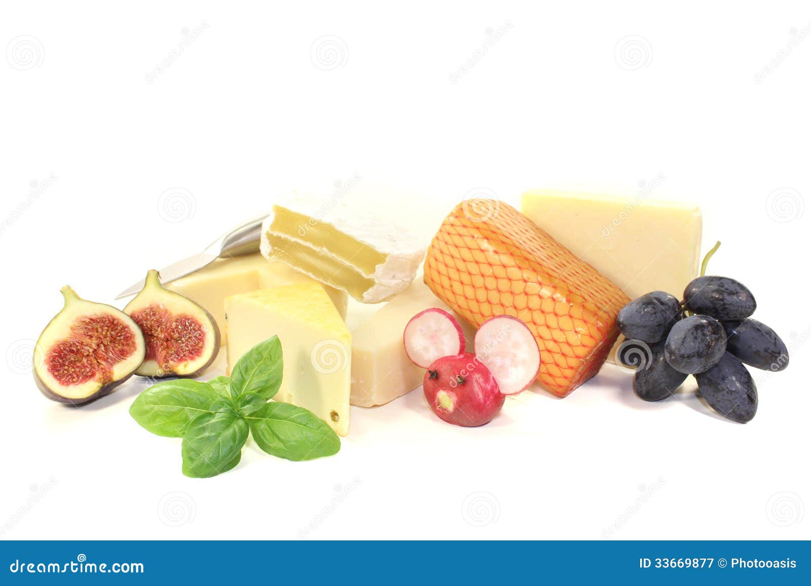 Delicious Selection of Cheeses Stock Image - Image of products, tangy ...