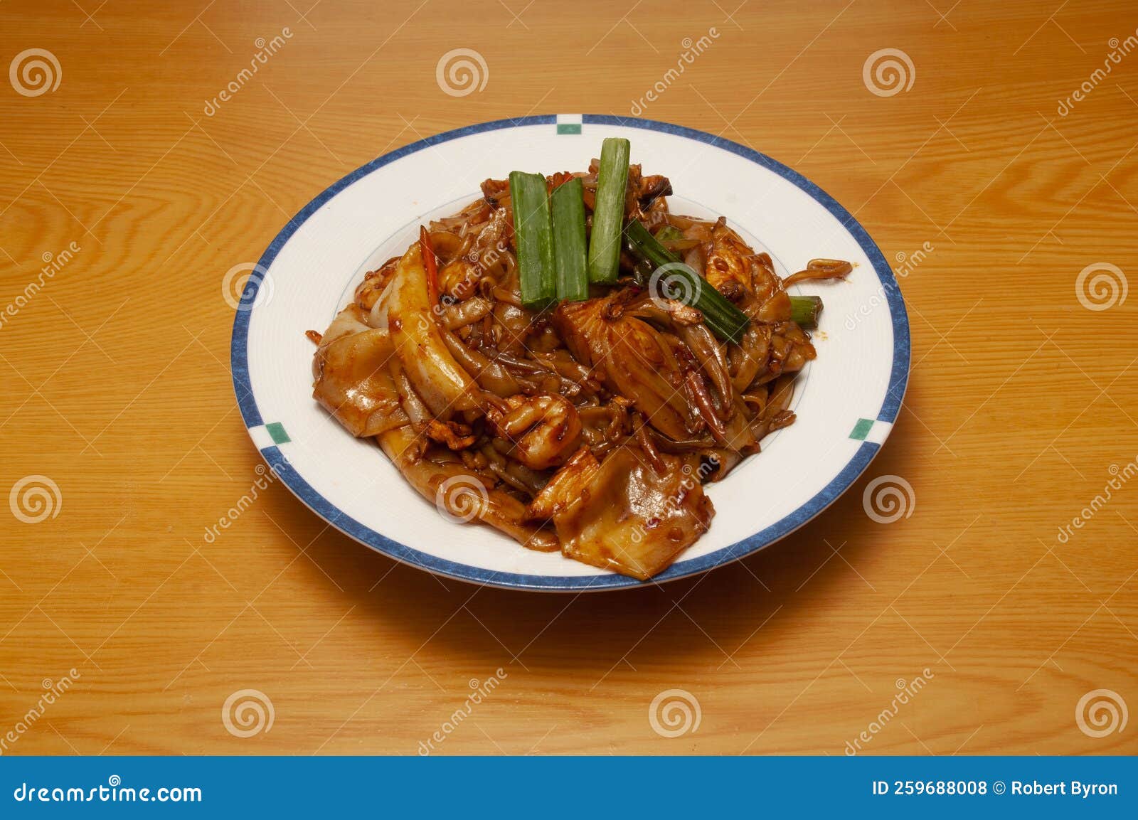 Delicious Shrimp Chow Fun stock photo. Image of stirfry - 259688008