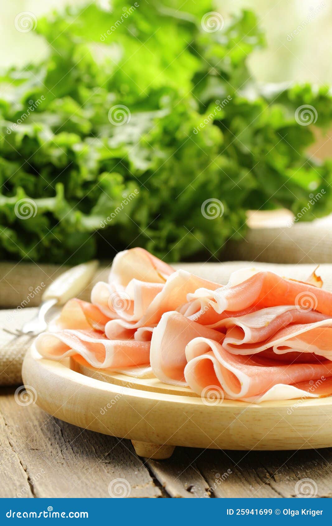 Delicious sliced ham stock image. Image of europe, soft - 25941699