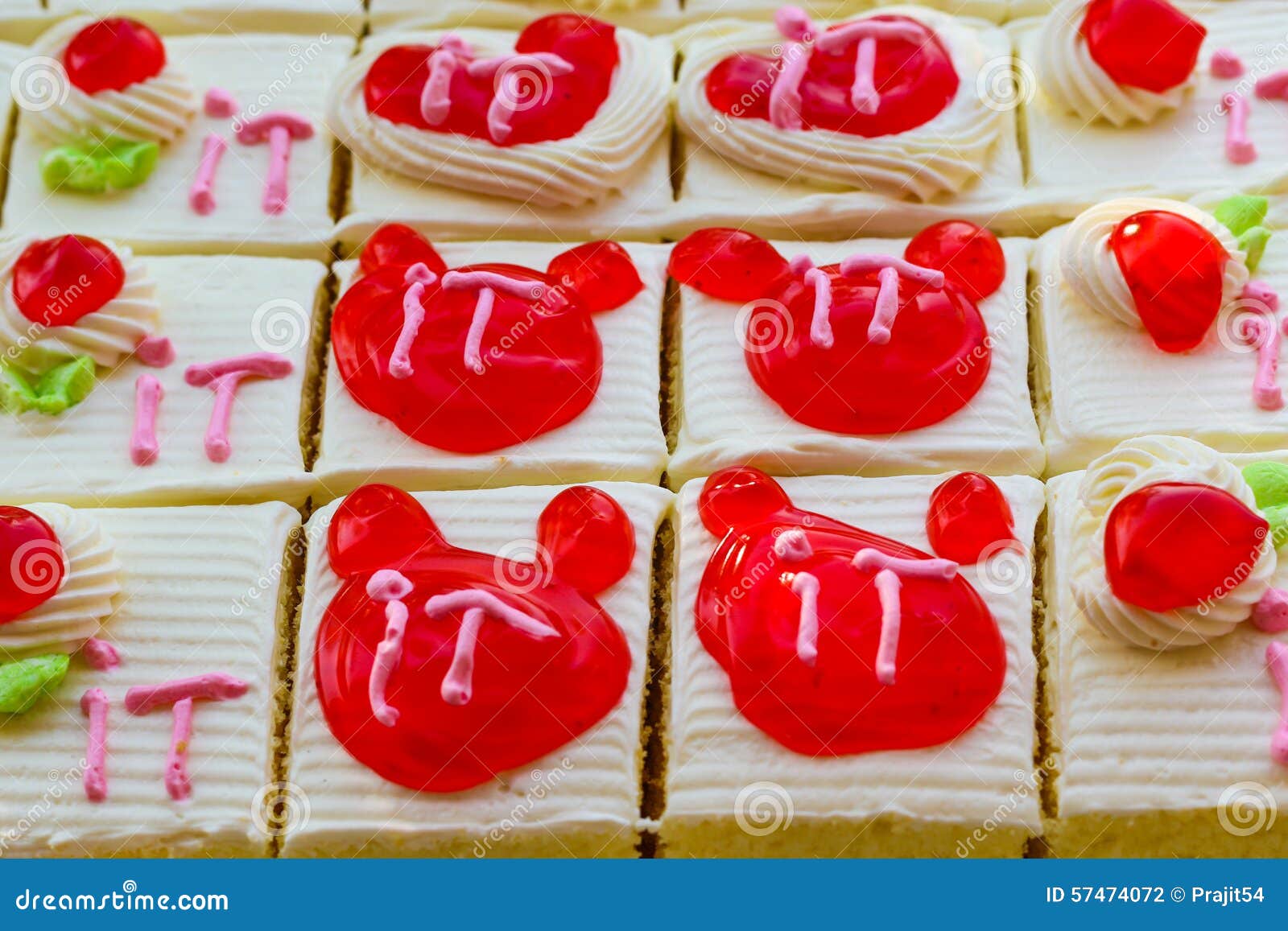 Delicious Small Fancy Cakes Stock Photo - Image of cake, dessert: 57474072