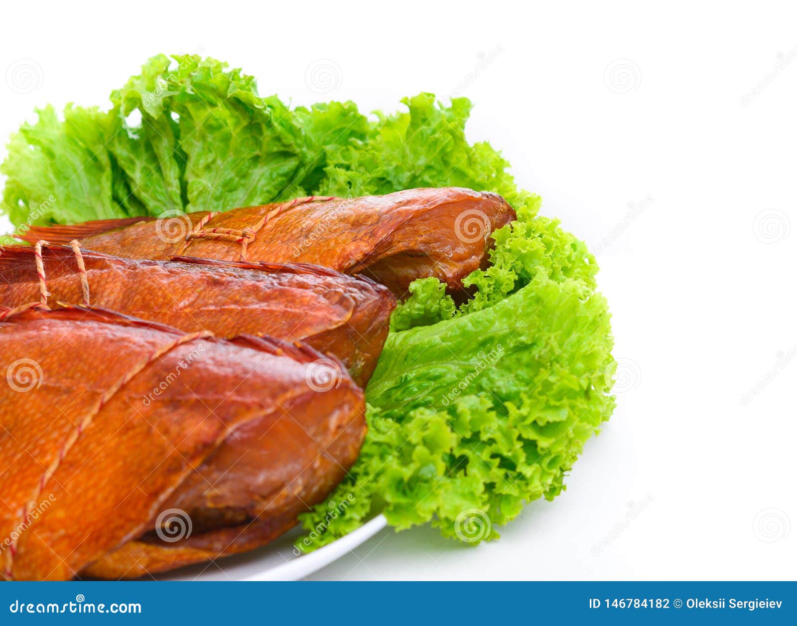 Delicious Smoked Fish Ocean Perch Stock Photo - Image of meal, natural ...