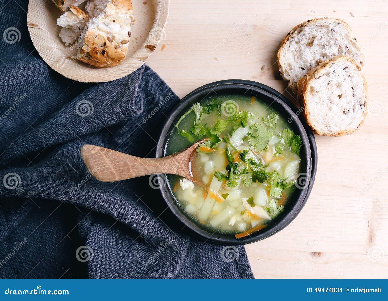 Delicious soup stock photo. Image of home, rural, gourmet - 49474834