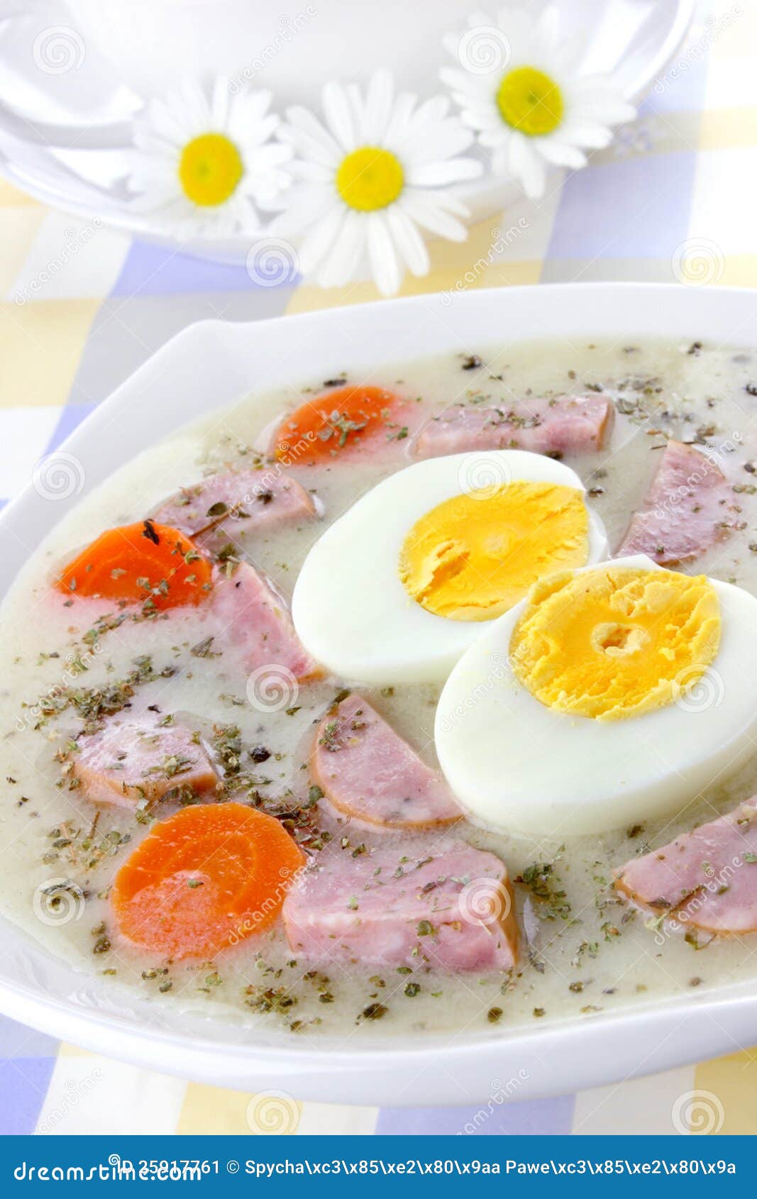 Delicious sour soup stock image. Image of soup, sausage - 25917761