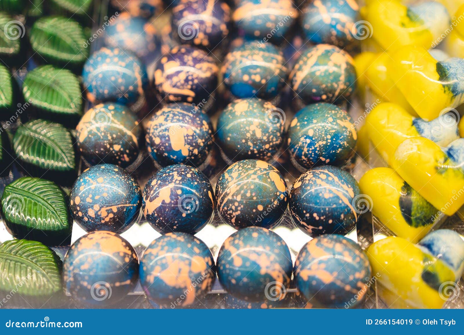 Delicious Space Candies of Different Shapes and Colors Stock Image ...