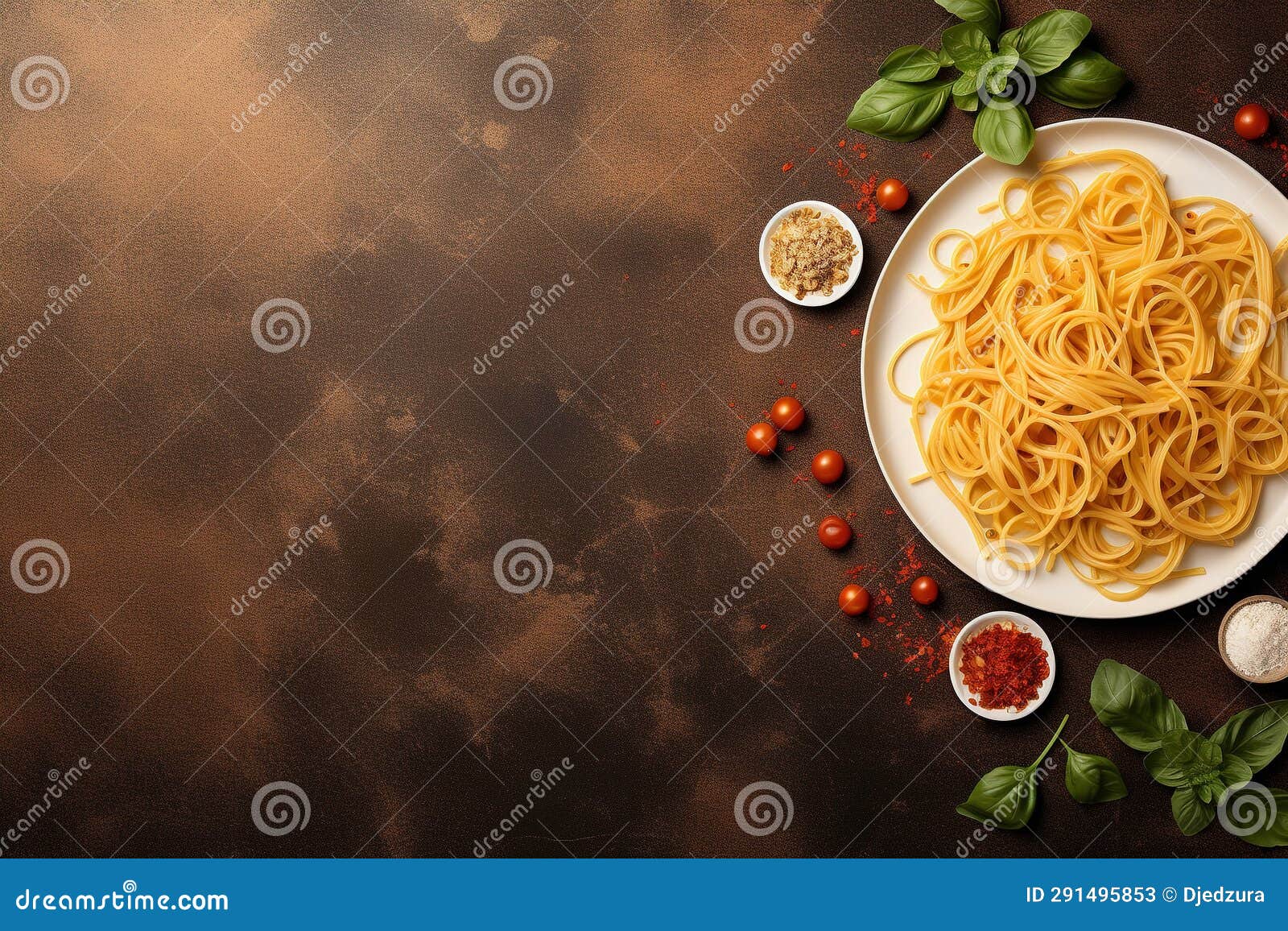 Delicious Spaghetti Carbonara on the Table Stock Image - Image of table ...