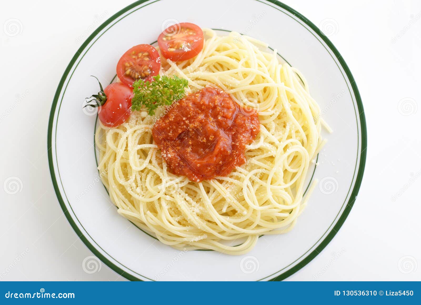 Delicious spaghetti stock photo. Image of lunch, bolognese - 130536310