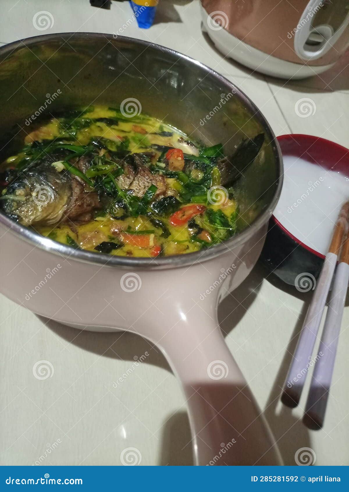 Delicious and Special Spicy Sour Fish Curry Stock Photo - Image of ...