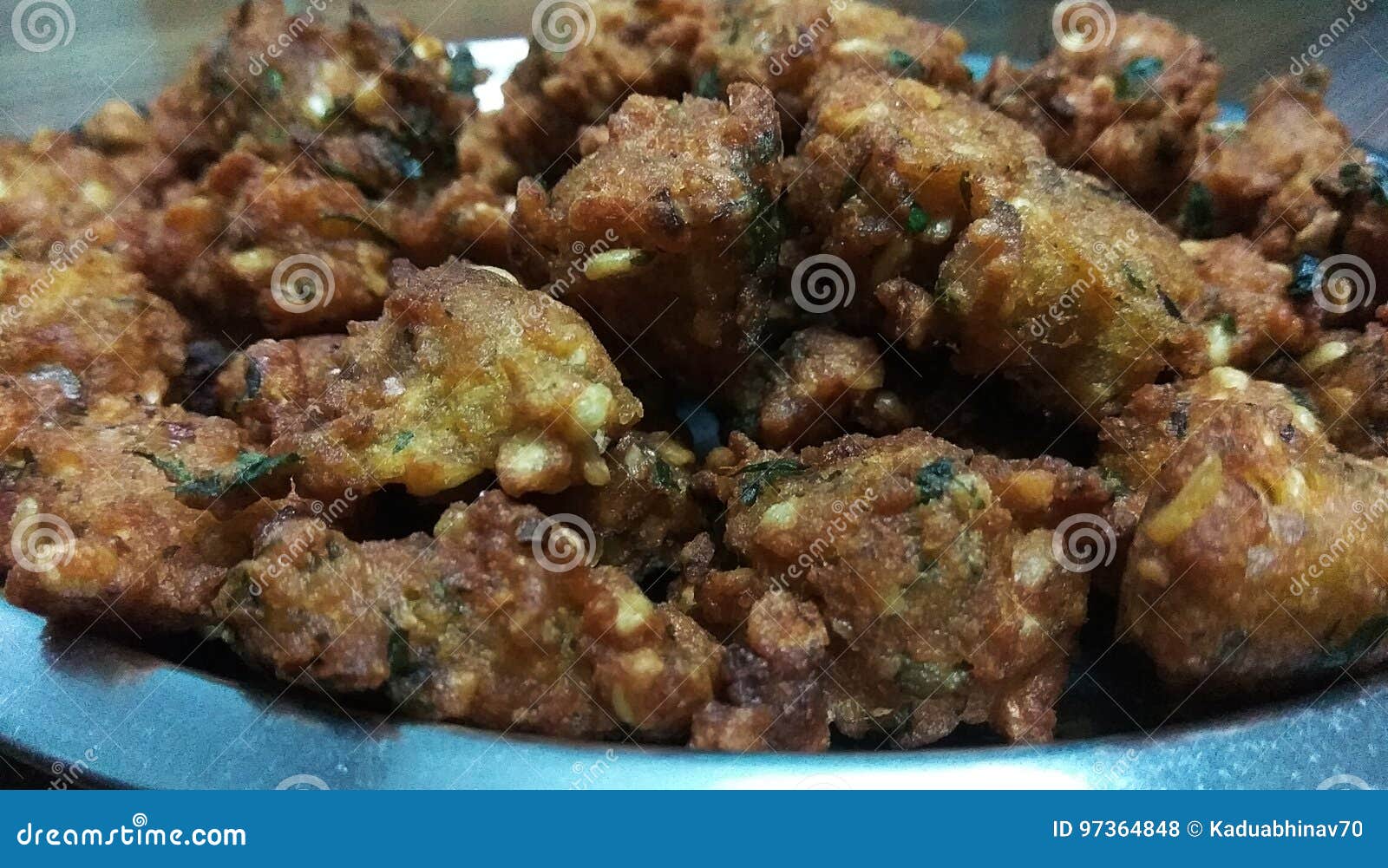 Fried Snacks stock photo. Image of delicious, beans, spicy - 97364848