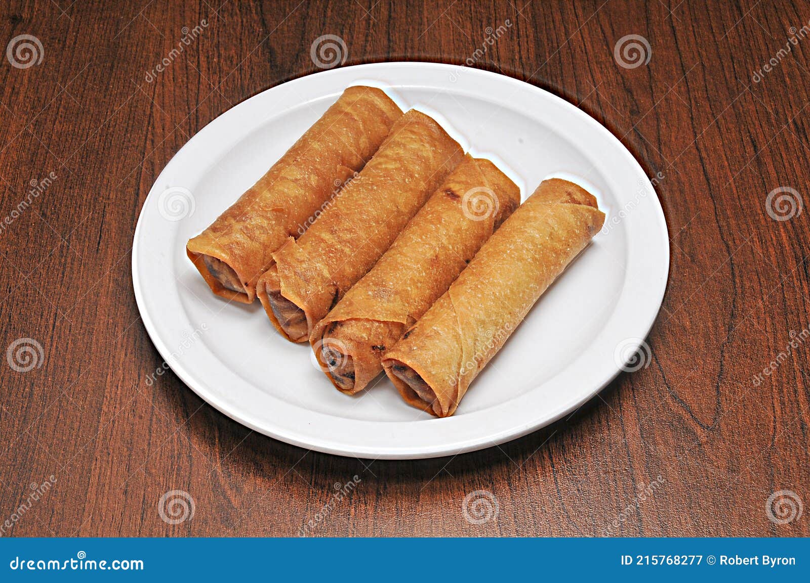 Delicious Spring Rolls stock image. Image of rolls, restaurant - 215768277