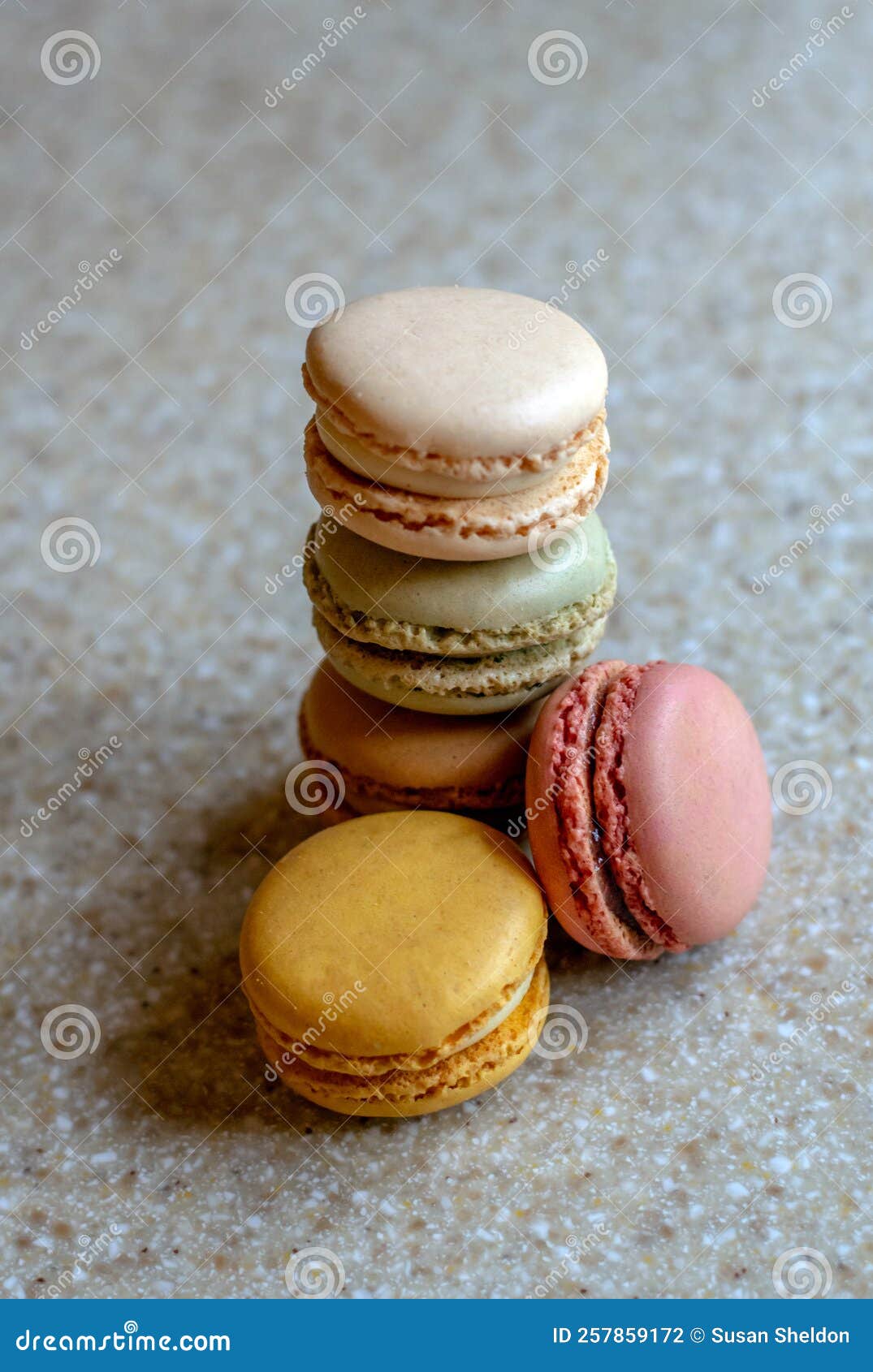 Delicious Stack of French Macarons Stock Photo - Image of nutrient ...