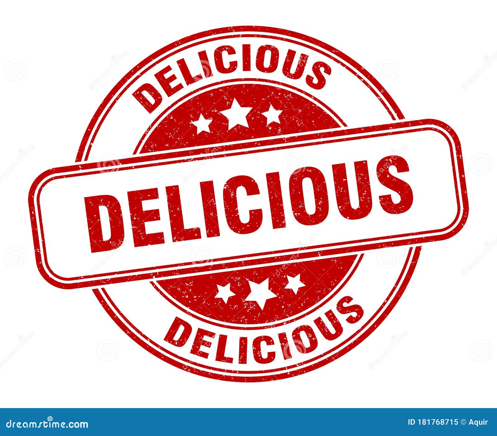 Delicious Stamp. Delicious Round Grunge Sign Stock Vector ...