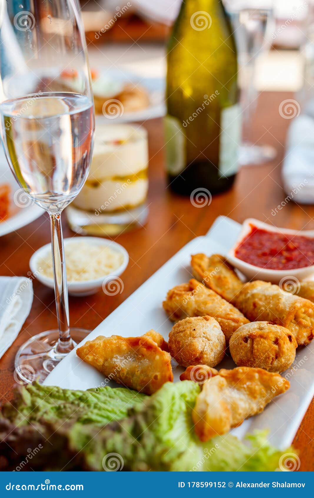 Delicious starter at lunch stock photo. Image of vegetable - 178599152