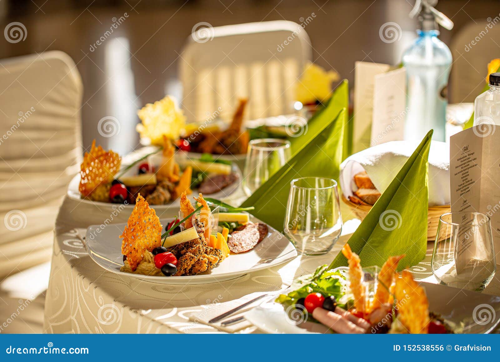 Delicious starter plate stock photo. Image of gourmet - 152538556