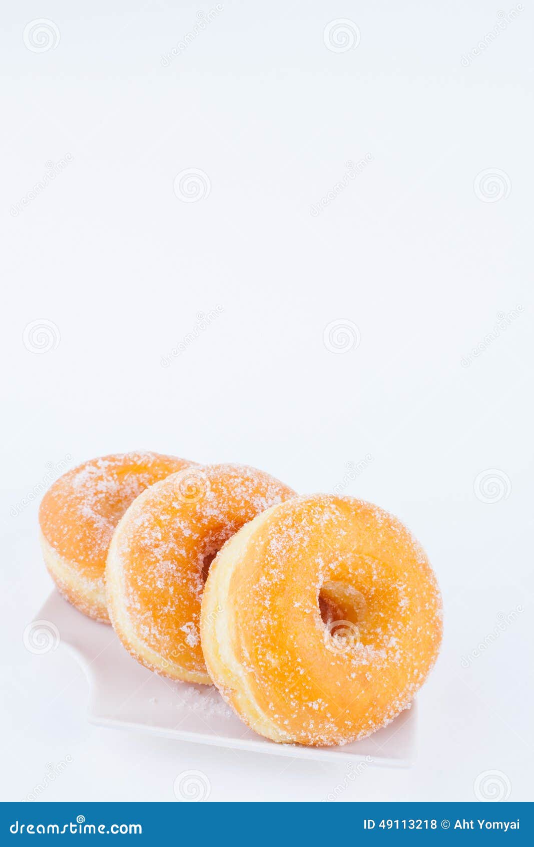 Delicious Sugar Ring Donut stock photo. Image of dough - 49113218