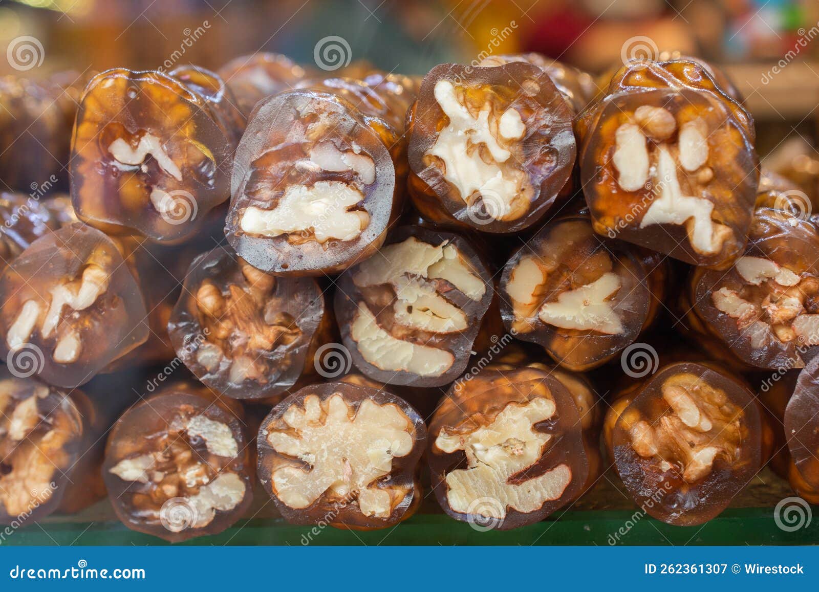 Delicious Sujuk in the Market Stock Image - Image of spicy, healthy ...