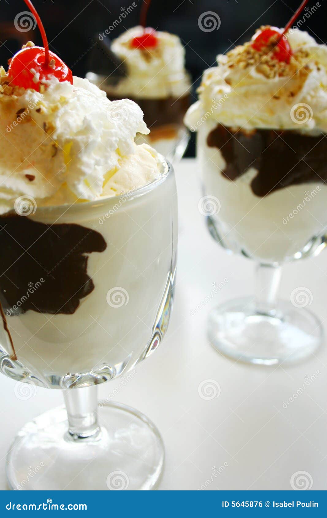 Delicious sundaes stock photo. Image of meal, nourishing - 5645876