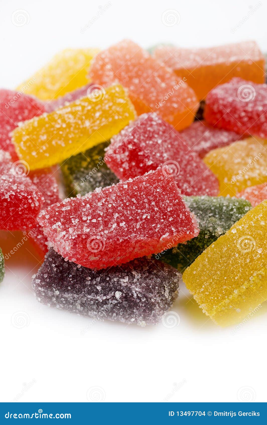 Delicious Sweet Candies in Sugar Stock Photo - Image of holiday ...