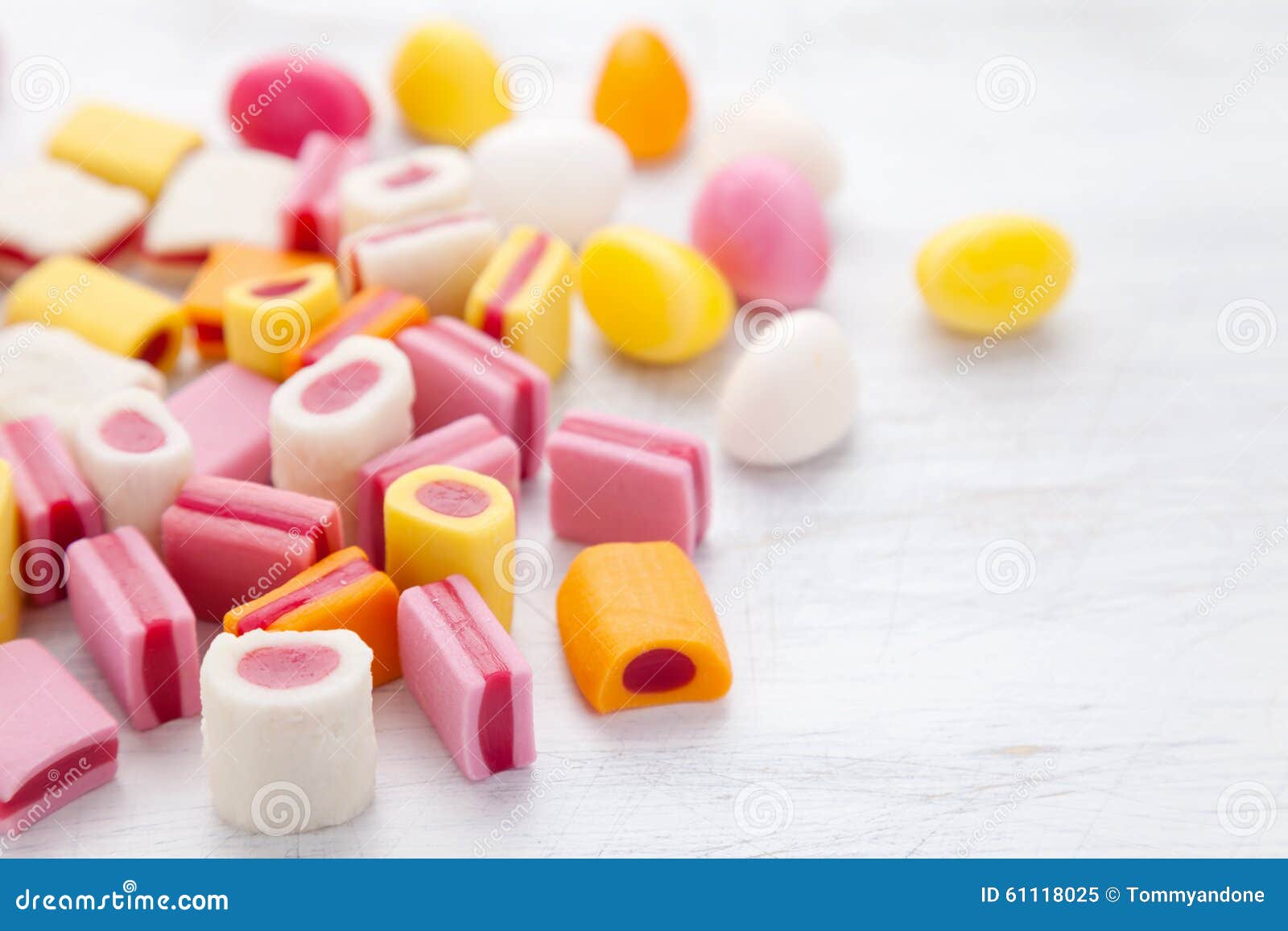 Delicious Sweet Candy with Copy Space Stock Image - Image of colorful ...