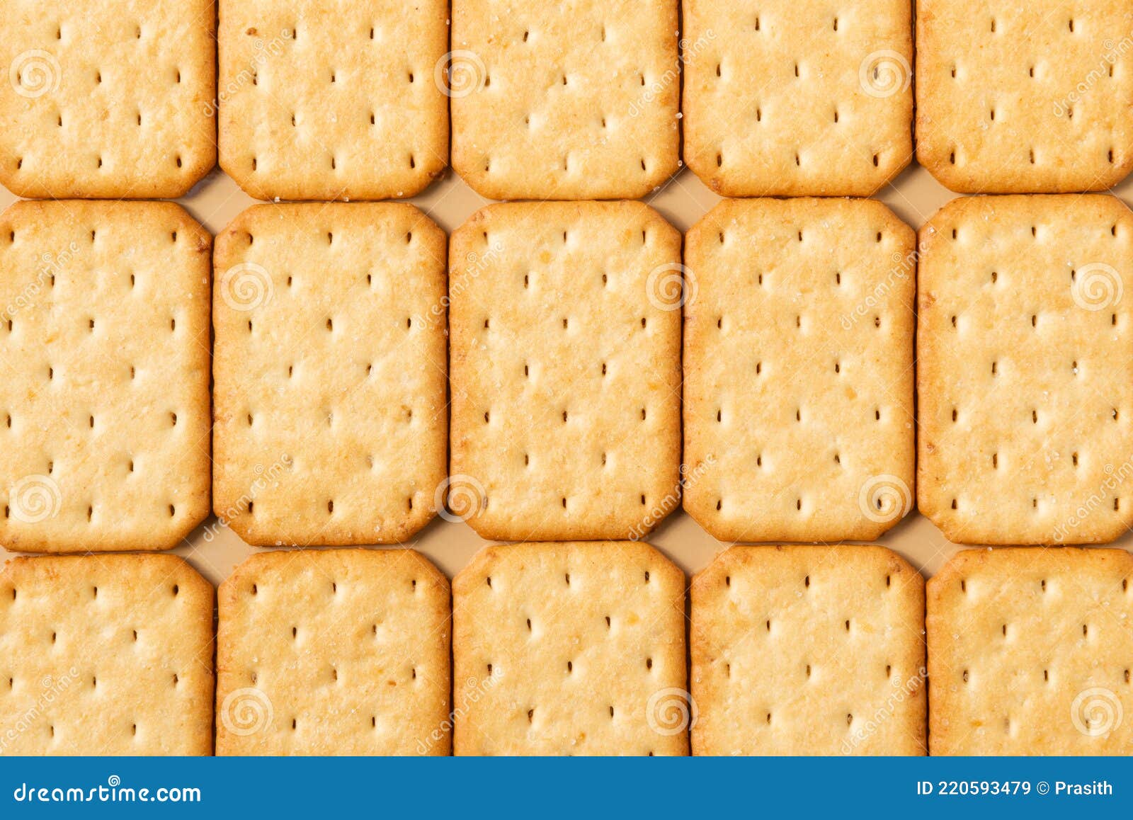 Delicious Crackers Background. Close Up Crackers Pattern. Stock Image ...