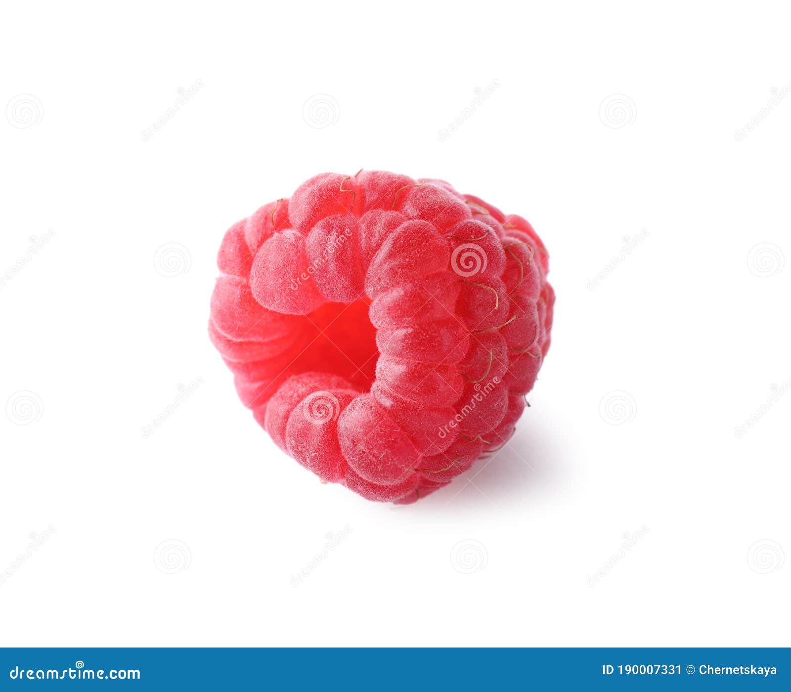 Delicious Sweet Ripe Raspberry Isolated Stock Image - Image of flavor ...
