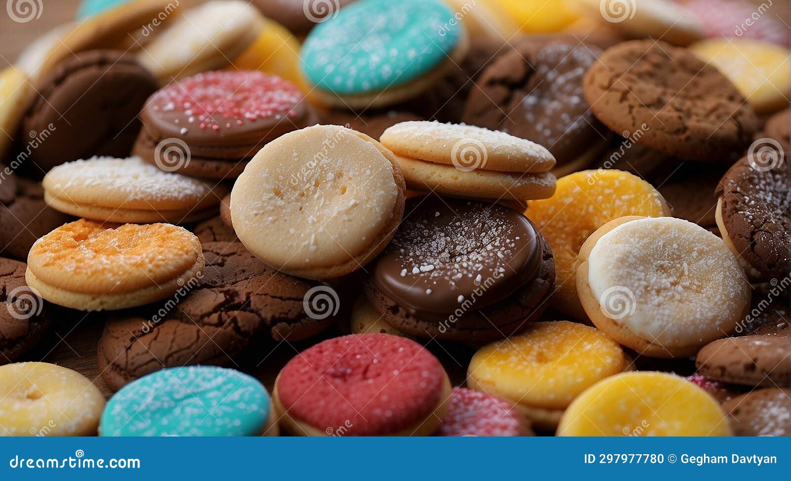 Delicious Sweets on Abstract Background, Sweets, Chocoltae, Donuts ...