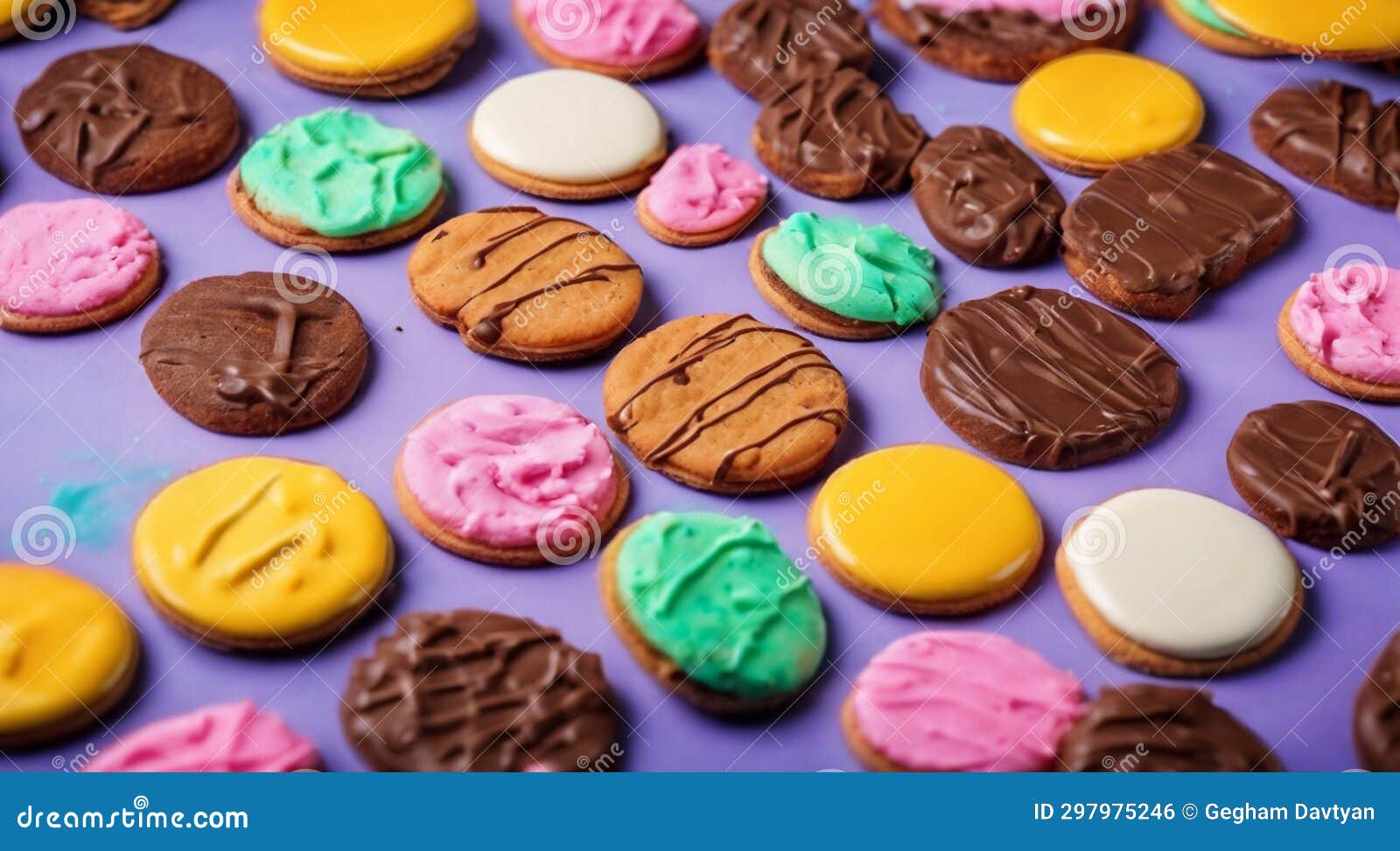 Delicious Sweets on Abstract Background, Sweets, Chocoltae, Donuts ...