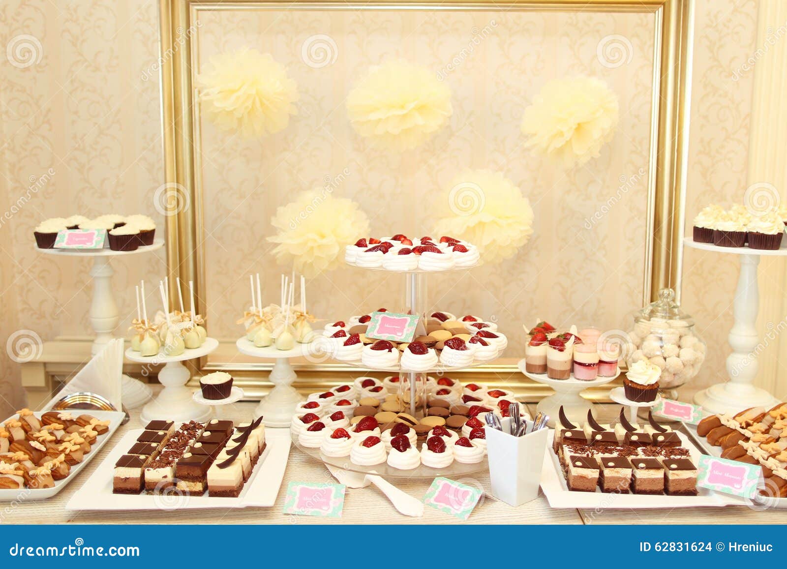 Delicious Sweets on Candy Bar Stock Photo - Image of party, capture ...