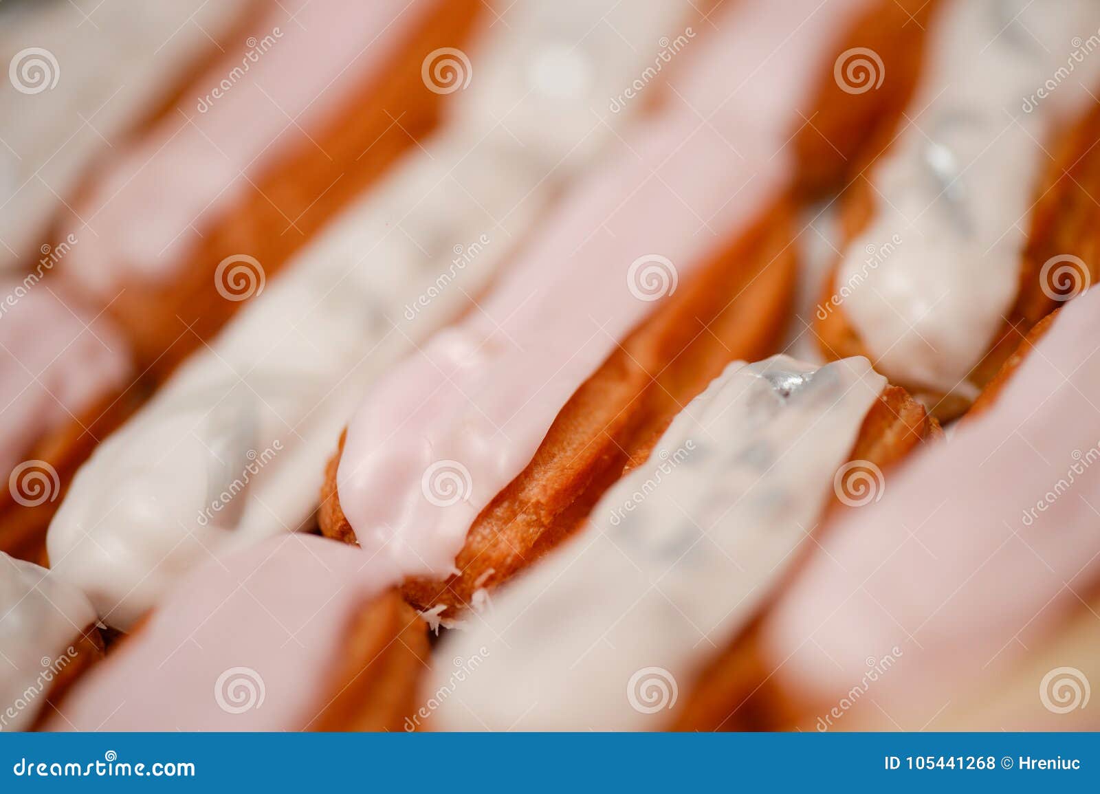 Delicious Sweets on Candy Buffet Stock Photo - Image of sweet, gourmet ...