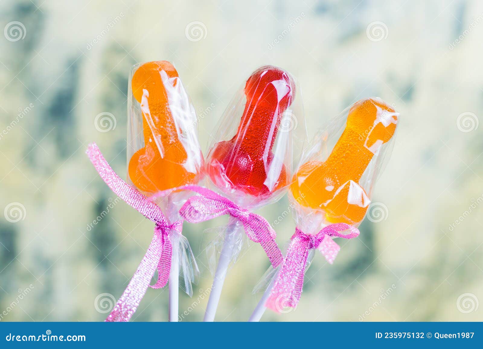 Delicious Sweets from Sugar, Caramels, Interesting Shape on a Light ...
