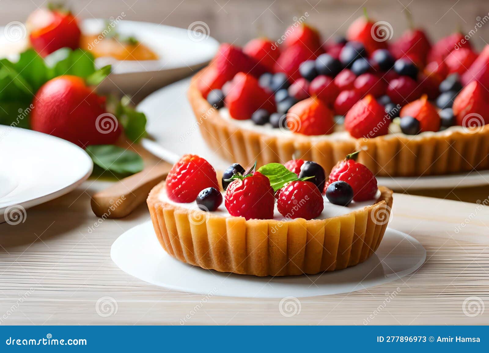 Delicious tart stock illustration. Illustration of meal - 277896973