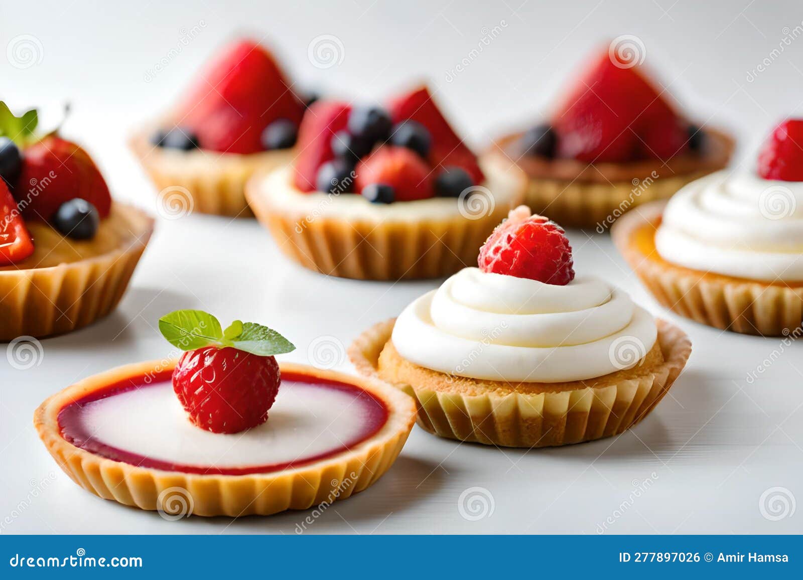 Delicious tart stock illustration. Illustration of breakfast - 277897026